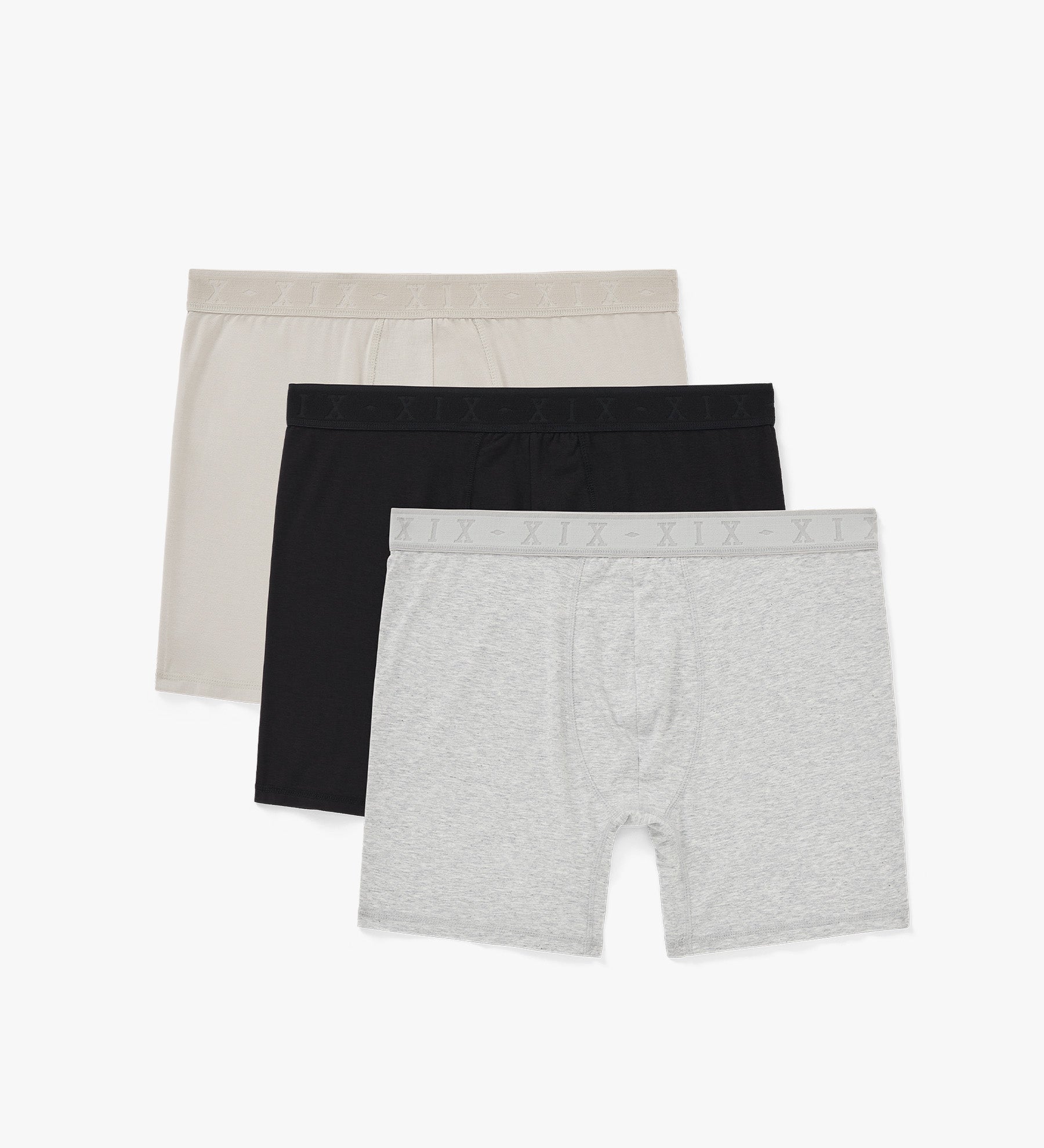 SDMN XIX Boxer Briefs 3 Pack - Stone/Grey/Black