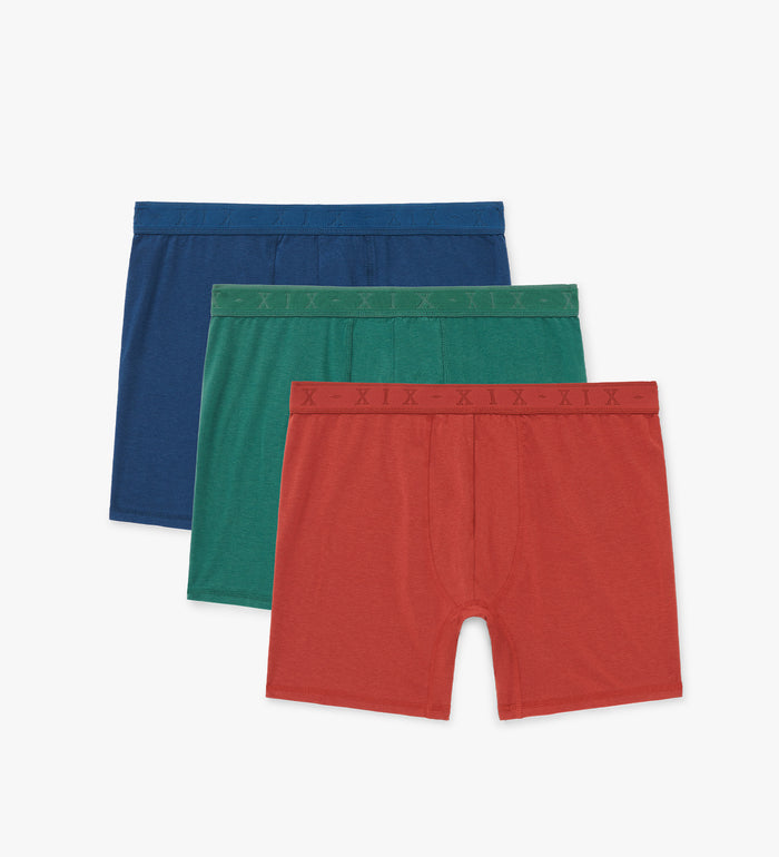 SDMN XIX Boxer Briefs 3 Pack - Blue/Green/Red