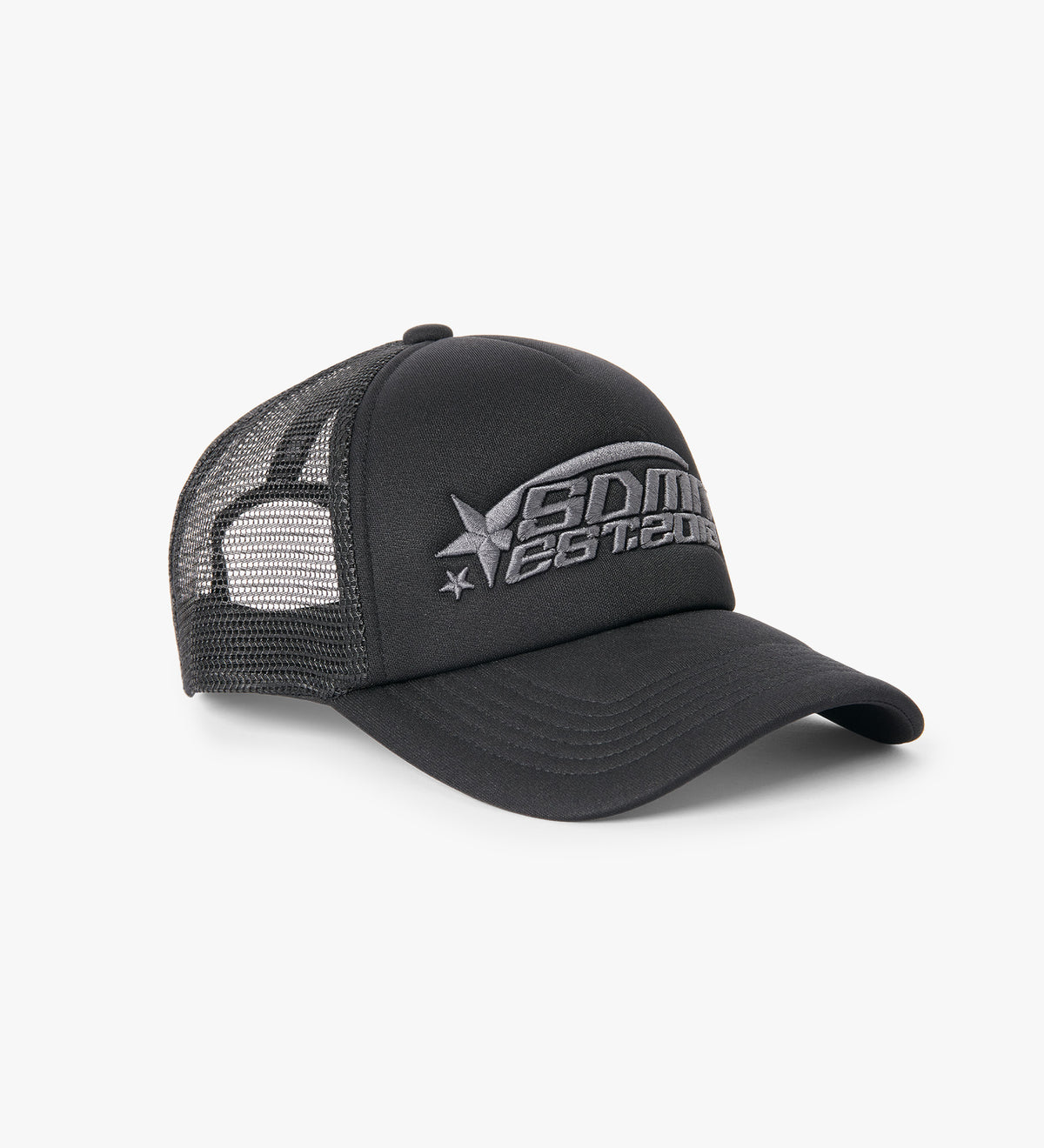 Y2K Shooting Stars Cap - Black/Black